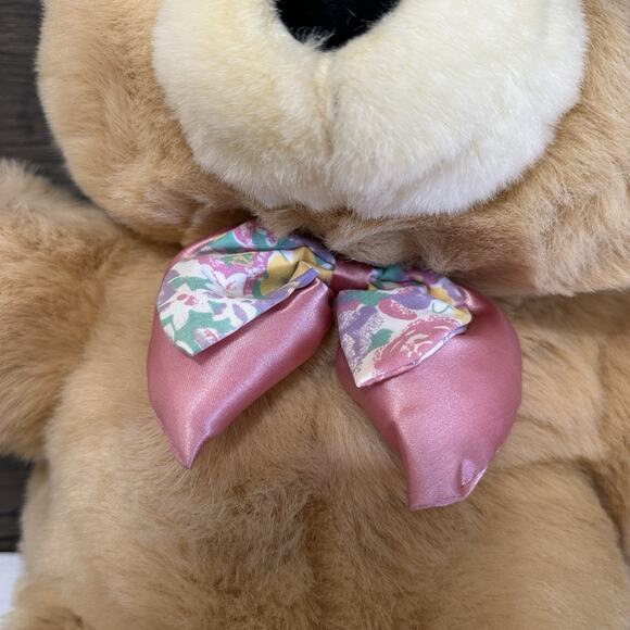 Dan Dee | Toys | Vintage Dandee Teddy Precious Bear Large 24 Plush Pink ...